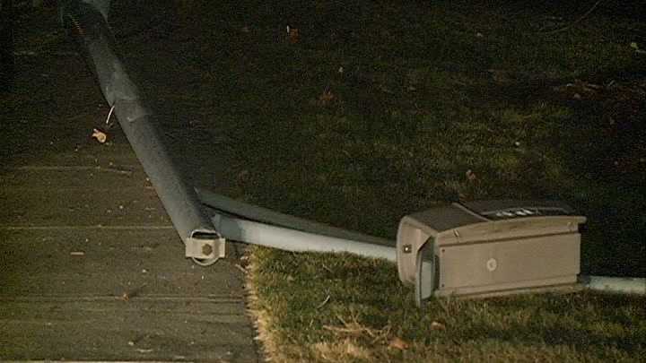 Photos: Car vs. tree crash in front yard