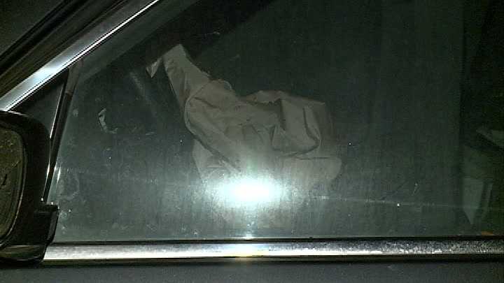 Photos: Car vs. tree crash in front yard