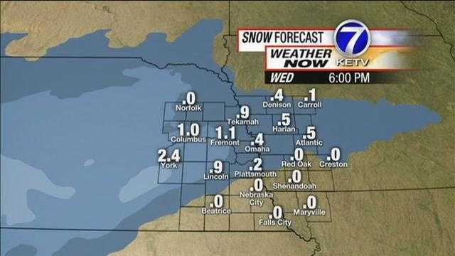 Snowfall totals: Hour-by-hour forecast
