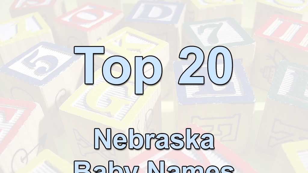 Top 20 Nebraska Baby Names
