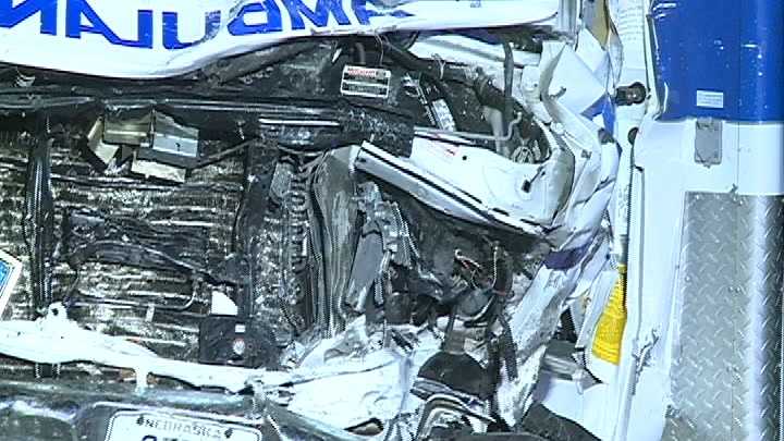 Photos: Cass Co. Ambulance crash