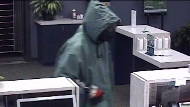 Photos: Surveillance images show bank robbery