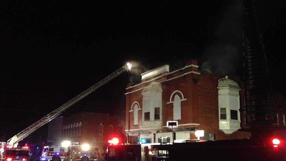 Large fire erupts in downtown Red Oak building