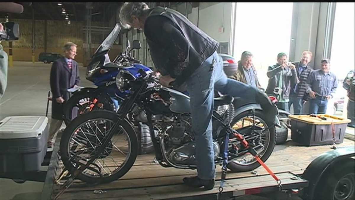 Nebraska man reunited with long-lost motorcycle