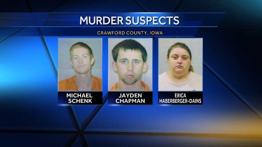 3 Charged In Double Homicide In Western Iowa