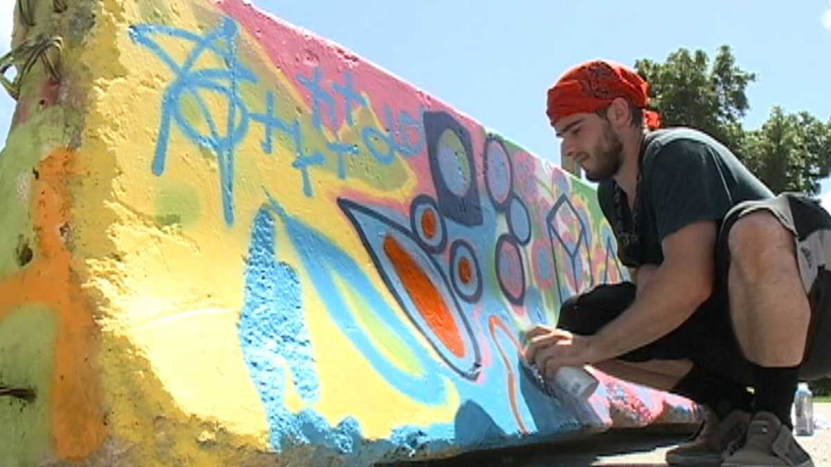 Graffiti event helps remove the stigma of the medium