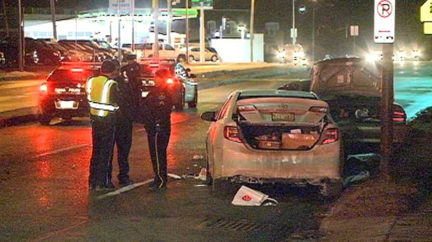 Woman critically injured in crash Wednesday night