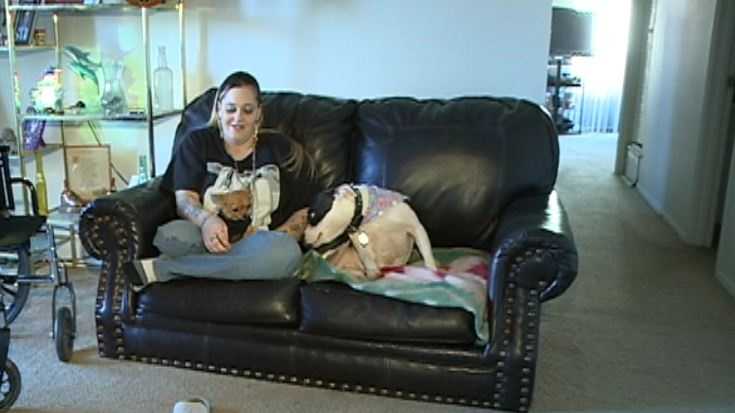 Woman who lost leg works to move forward