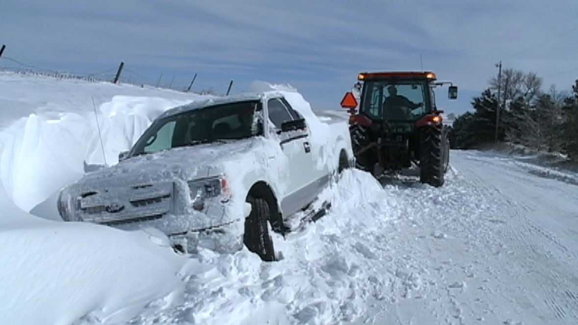 Pottawattamie County road conditions remain challenging Monday