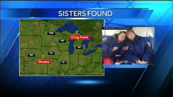 Missing sisters found in Michigan's Upper Peninsula