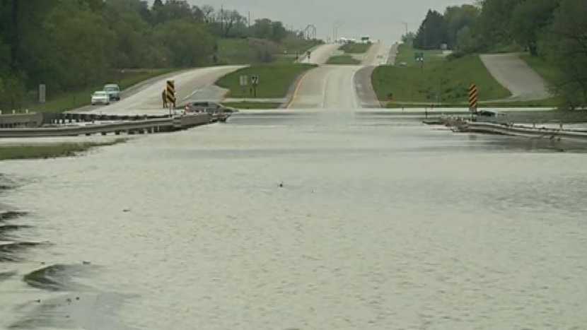 Several highways closed by southeast Nebraska flooding