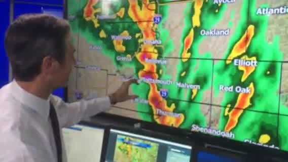 Watch: Bill Randby shows radar views of EF-1 tornado formation