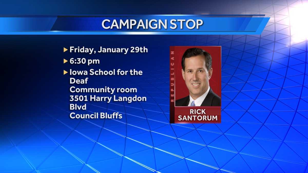 PHOTOS: Information on upcoming campaign stops