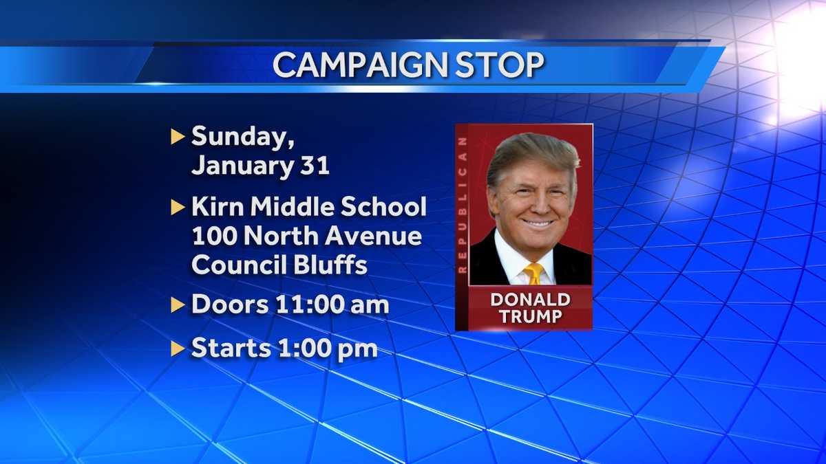 PHOTOS: Information on upcoming campaign stops