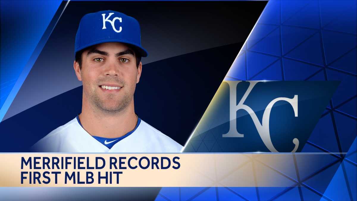 Whit Merrifield records first major league hit