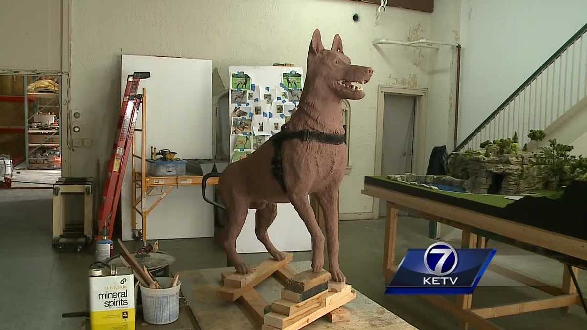 Statue of fallen K9 on display at Turner Park