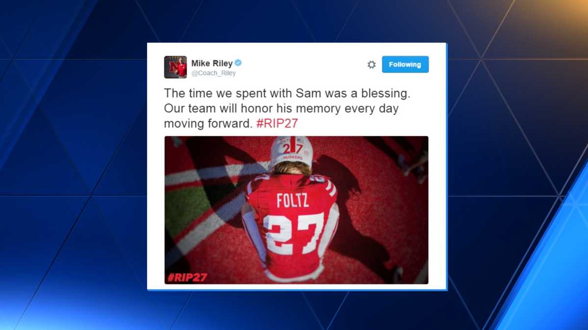 PHOTOS: Players, coaches respond to Sam Foltz's death