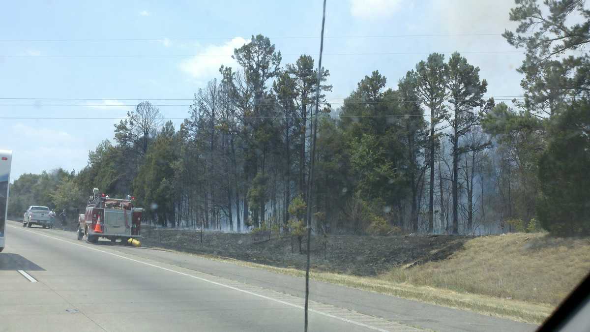 I-40 wildfire contained after prompting evacuation