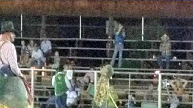 People outraged over rodeo stunt