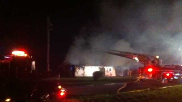 Fire destroys house in Gentry