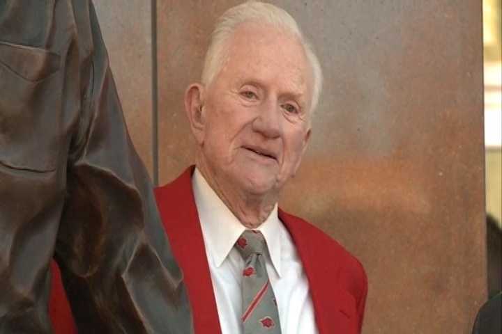 Images: Broyles statue unveiled