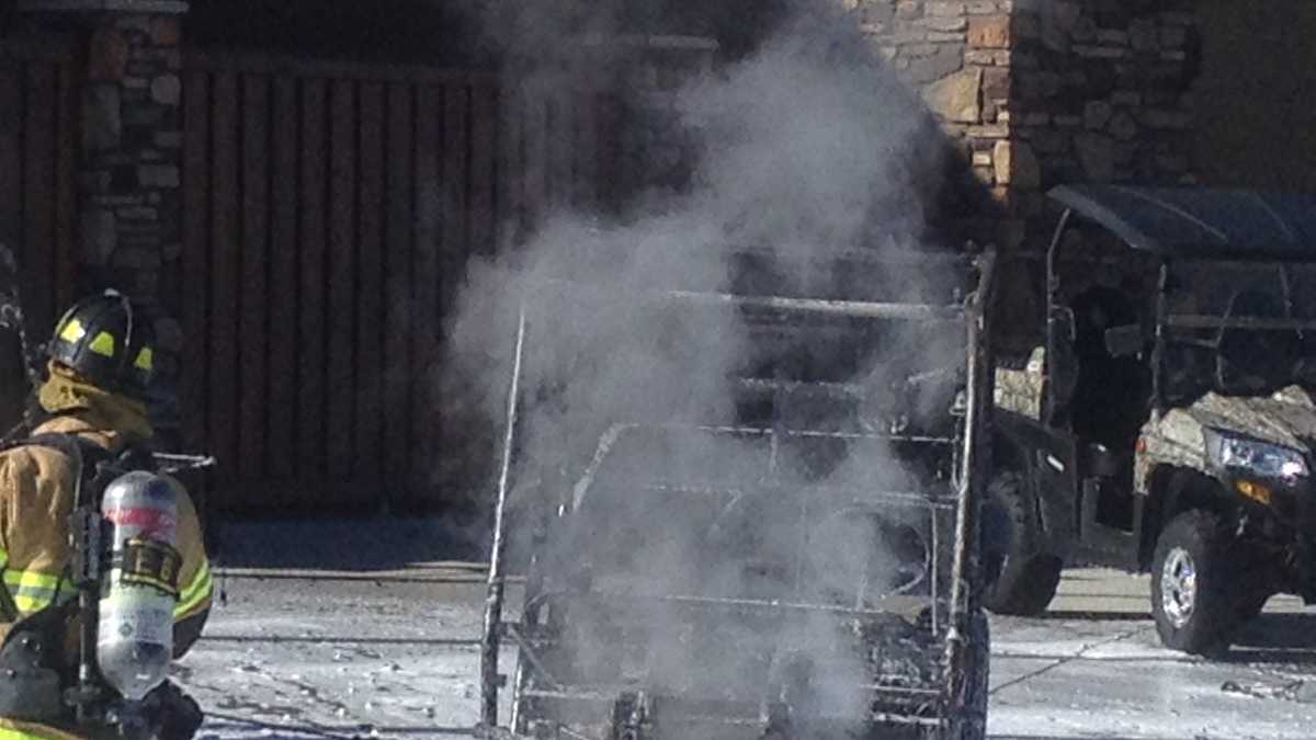 Images: ATV Fire at Cabela's