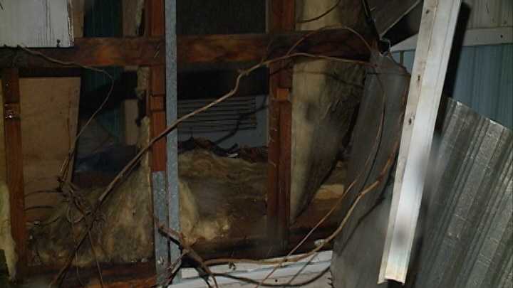 Family survives home being blown off foundation