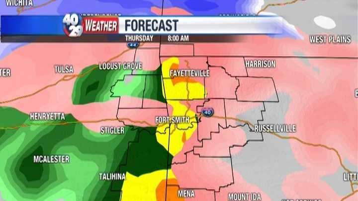 Hour by Hour Forecast, Winter Storm Watch