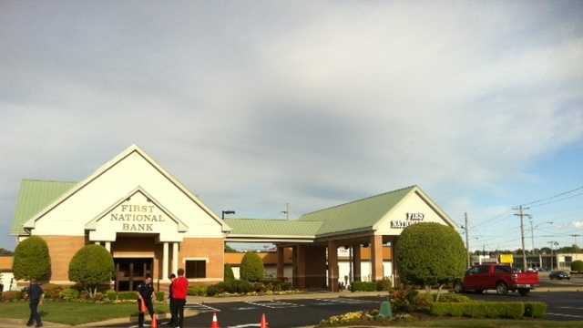 New pictures released in First National Bank robbery