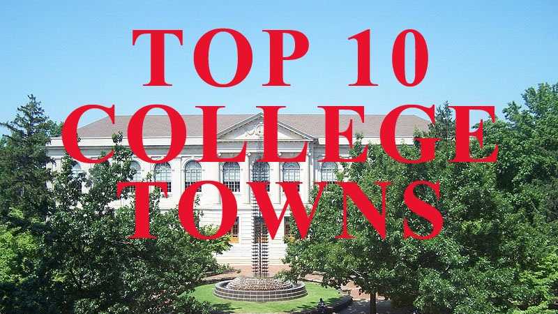 Top 10 College Towns of 2013