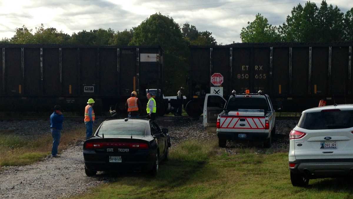 Police respond to train vs car accident