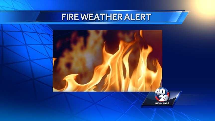 NWS issues Fire Weather Alert for local counties; cautions 'fire danger'