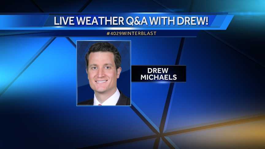 Live Weather Q&A with Drew: Rain moves in Saturday