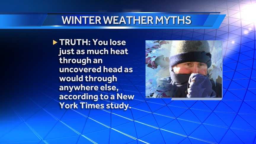 13 winter weather myths