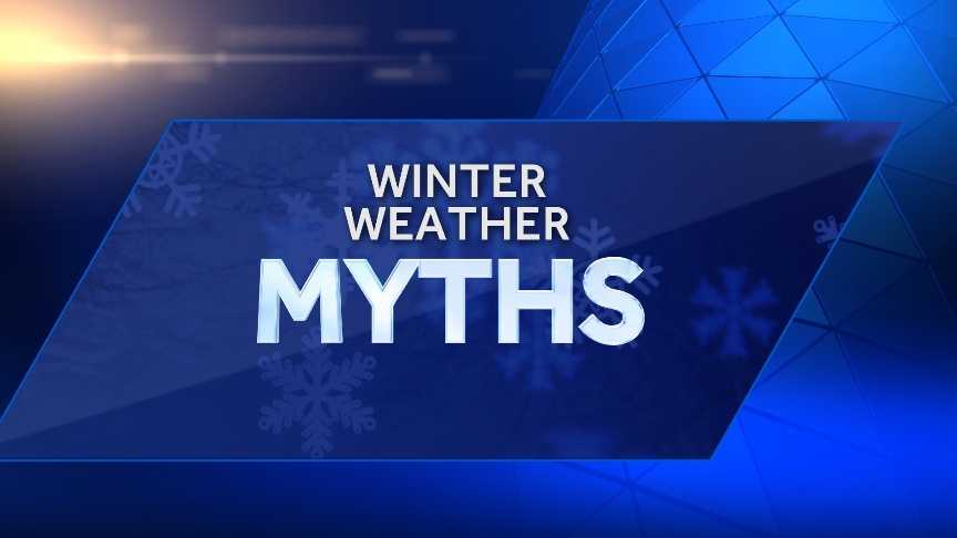 13 winter weather myths