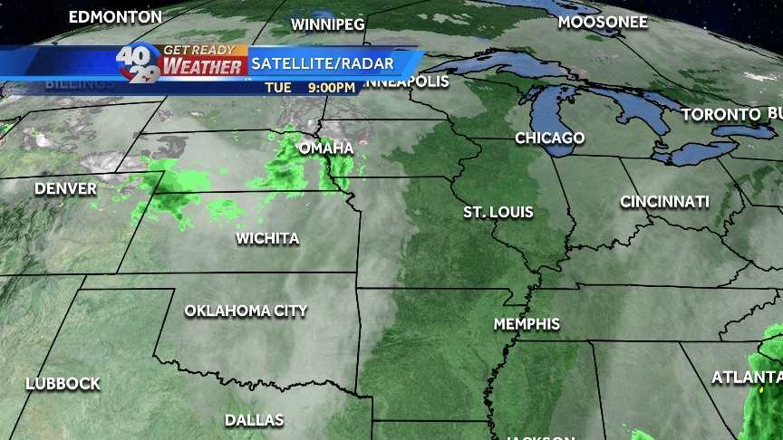 Cold Front for Wednesday