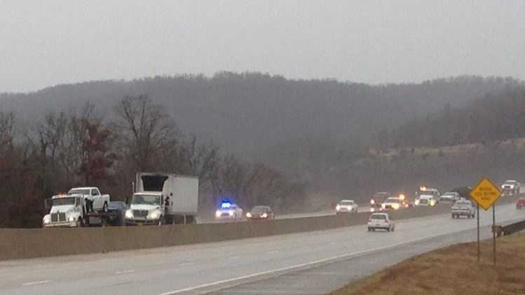 ASP: Sleet causing multi-car crashes near Bobby Hopper Tunnel