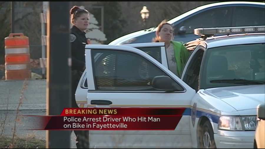 Woman Arrested After Hitting Bicyclist