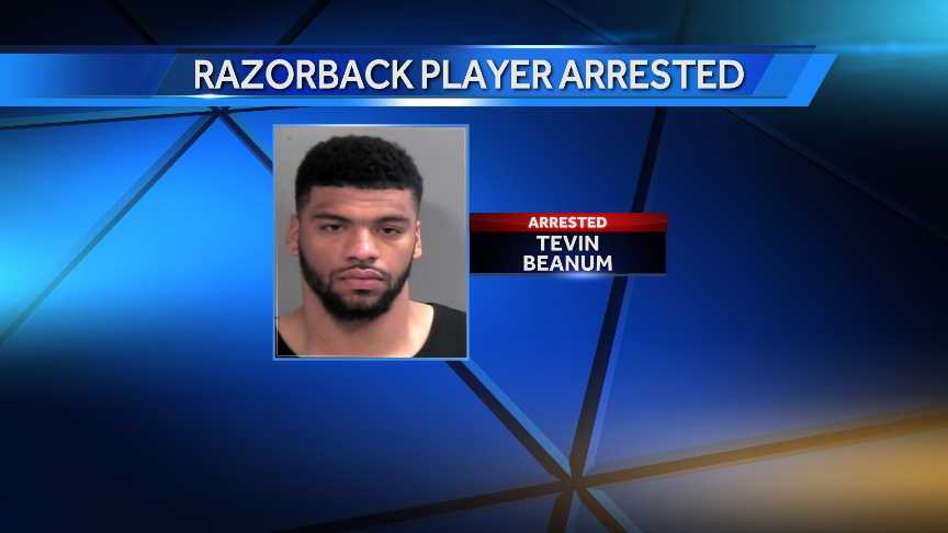 Razorback Player Arrested Sunday