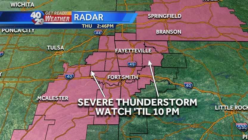 Forecast Update: Potential for severe storms Thursday