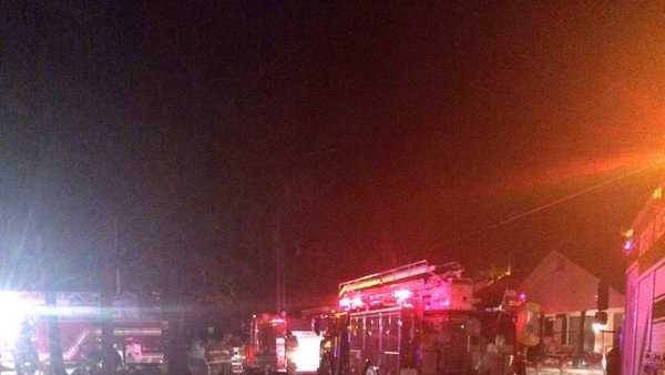 Firefighters clear scene of house fire in Poteau