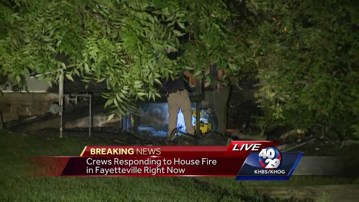 Fayetteville home catches fire overnight