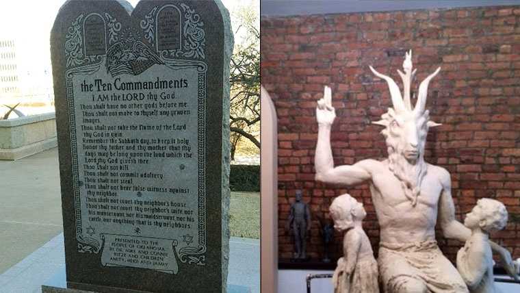 Arkansas panel to review Ten Commandments, Satanic monuments
