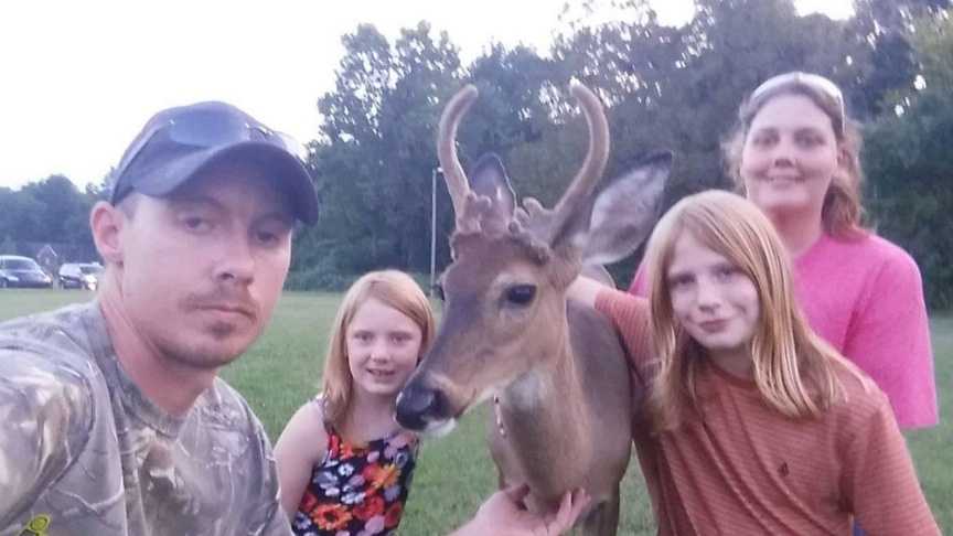Friendly "Doug the Deer" spurs controversy on social media