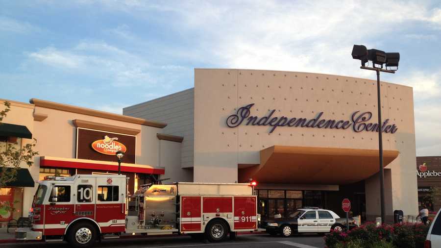 Man hospitalized after falling from the escalator at Independence Center