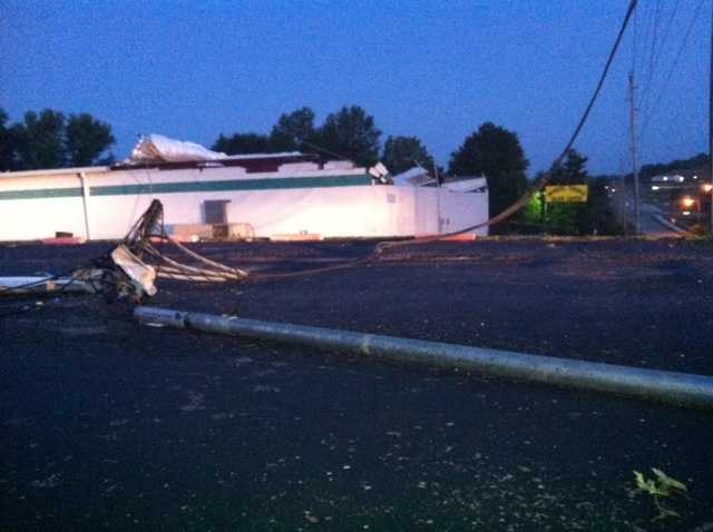 Images: Skate roof's rink damaged by high winds
