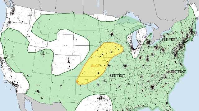 See Thursday afternoon/evening's severe weather chances