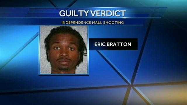 Man convicted in shooting at Independence mall