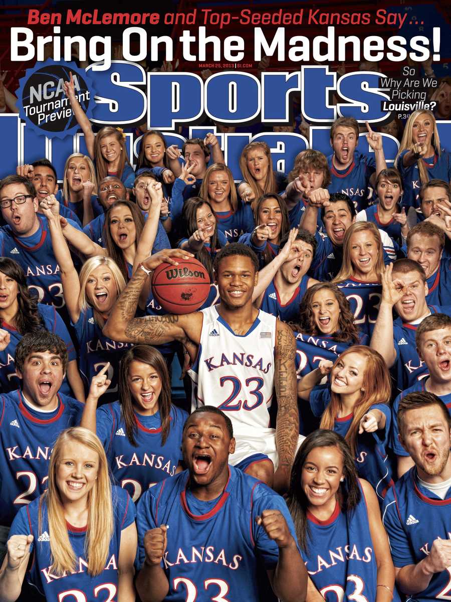 Kansas Jayhawks featured on cover of Sports Illustrated