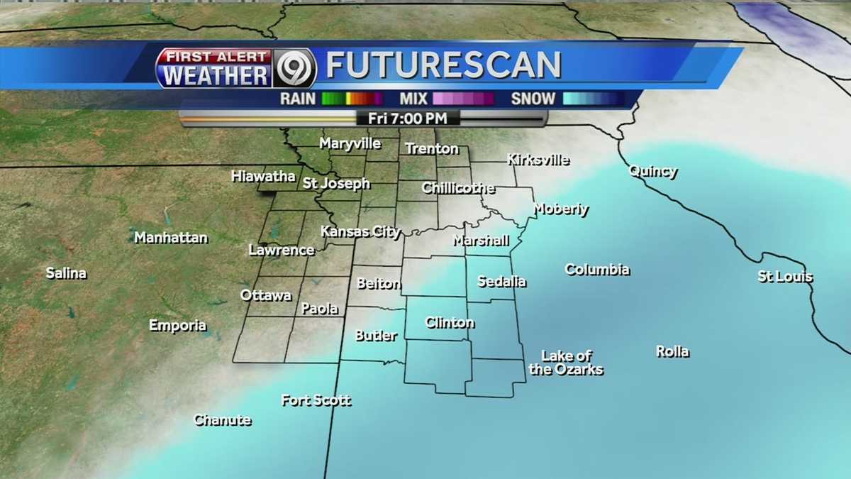 Hour-by-hour snowfall forecast: Up to 1 inch possible by Fri.